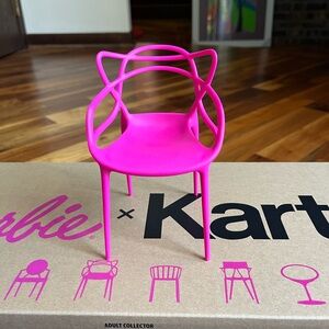 Mattel | Accents | Barbie X Kartell Set Of 5 Dollsized Designer Chair ...